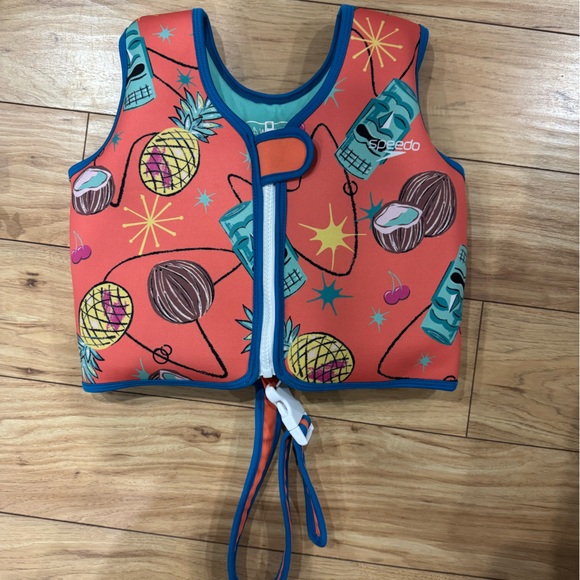 Speedo | Swim | Speedo Aqua And Blue Kids Life Vest | Poshmark